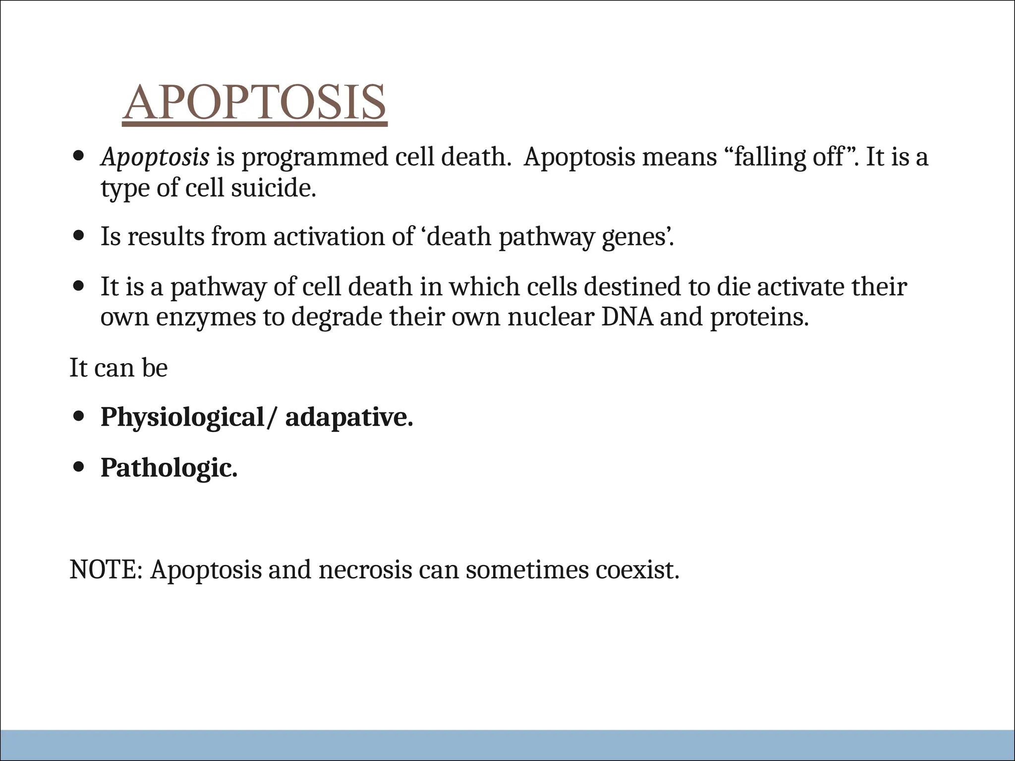 5. cell injury...APOPTOSIS ppt.programmed cell death | PPT