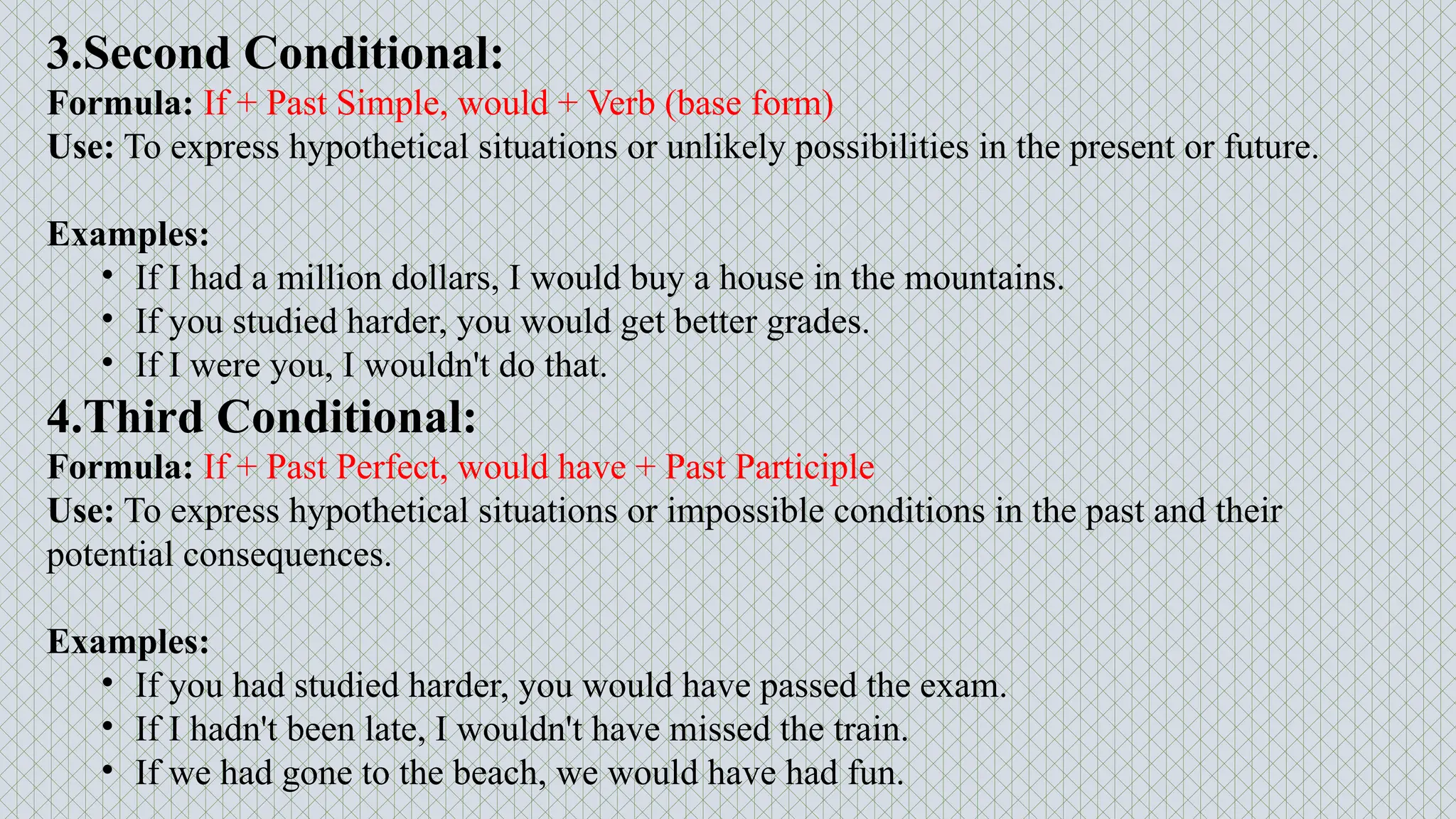 Sentence Structures with IF usage : Grammar | PPTX