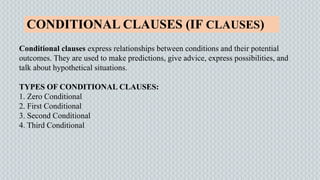 Sentence Structures with IF usage : Grammar | PPTX