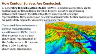 Contour Survey in the field of Archaeology | PPTX