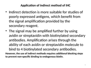 5. Detection methods in IHC. Direct and indirect | PPTX | Medical Health