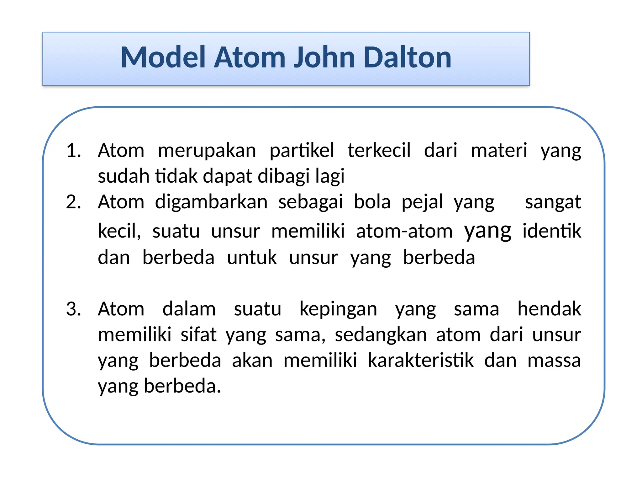 perkembangan model atom terjadi tahun ke tahun | PPTX