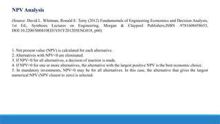 5.WEEK - NPV ANALYSISforengineeringeconomics.pptx