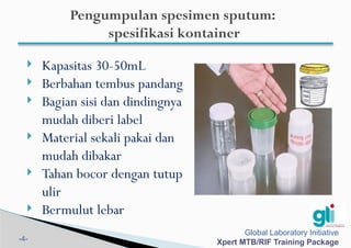 5. SOP Sputum & spesimen untuk kader dan tenaga kesehatan | PPTX