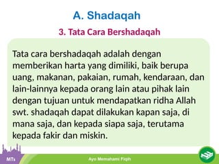 5. SHADAQOH, HIBAH DAN HADIAH KELAS 8 MTS | PPTX