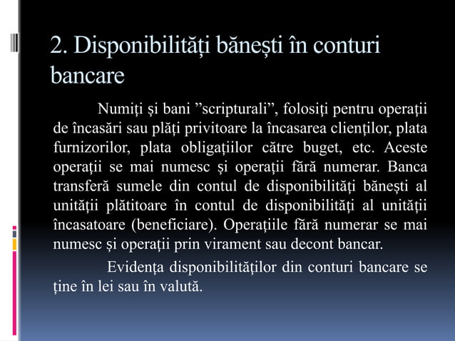 5. Active circulante Modulul Bazele contabilității | PPTX