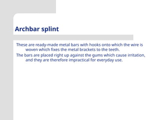 5. immobilization. dental traumatologypptx | PPTX