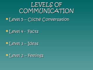 5. Communication and Love in the Community.ppt