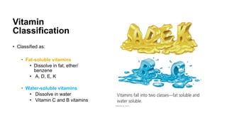 5. Vitamins and Minerals characteristics | PPTX