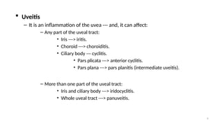 5.opththalmology Uveitis.over view pptx | PPT