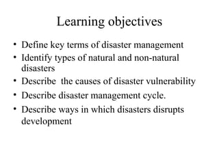Disaster Management.ppt in engineering . | PPT