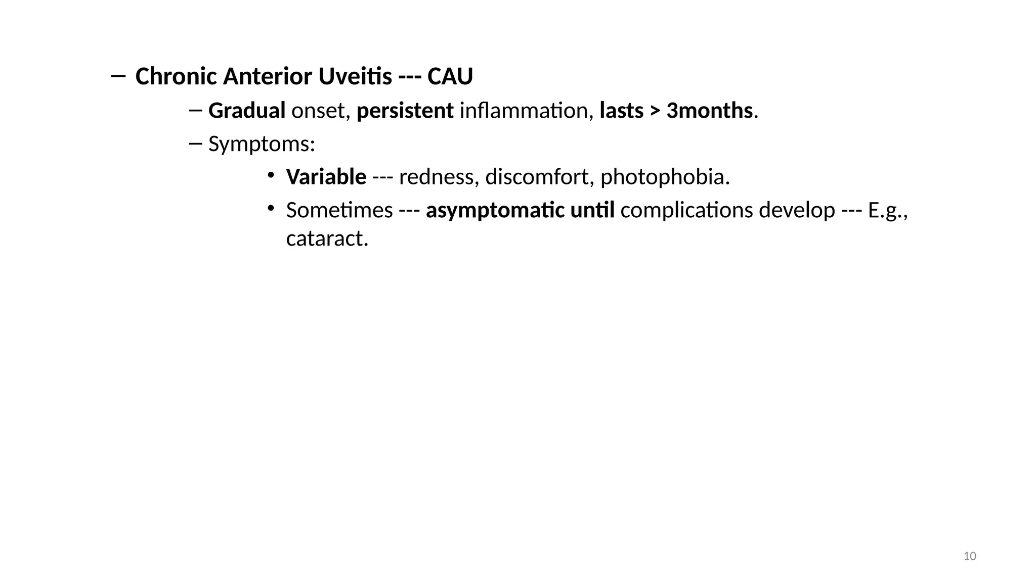 5 Uveitis 2 3 Presentation Of Pptx