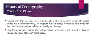 Cryptography, Cryptology, Encryption and types | PPT