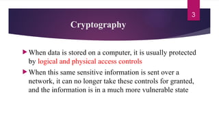 Cryptography, Cryptology, Encryption and types | PPT