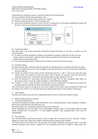 5.[25 33]survey on 2-step security for authentication in m-banking | PDF