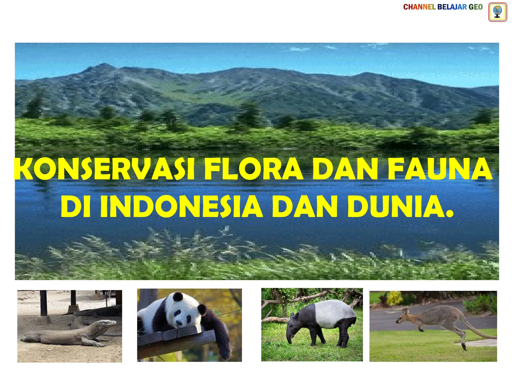 Konservasi flora fauna di Indonesia dan di Dunia | PPSX