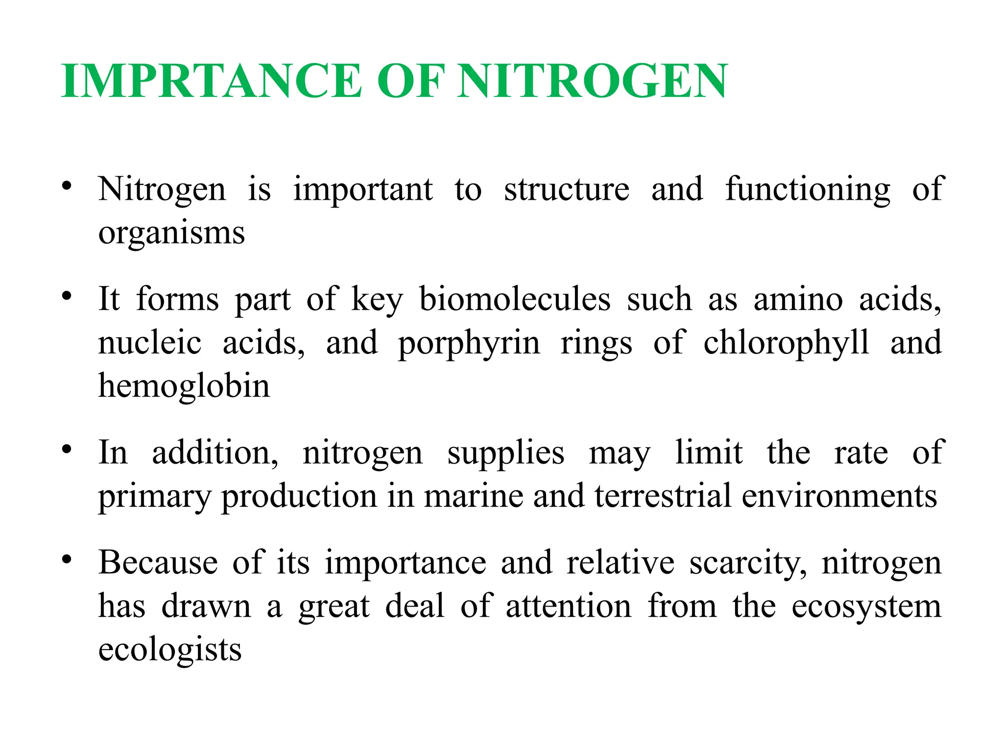 The Nitrogen Cycle , earth basic gas, the gas different the earth from ...