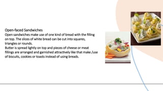 DIFFERENT TYPES OF SANDWICH-HOT AND COLD SANDWICH | PPTX