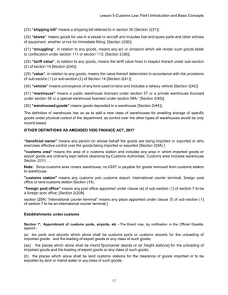 customs act 1961.pdf- it covers the detailed information | PDF