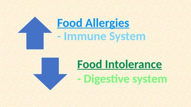 5. Food allergies and intolerance, very serious | PPT