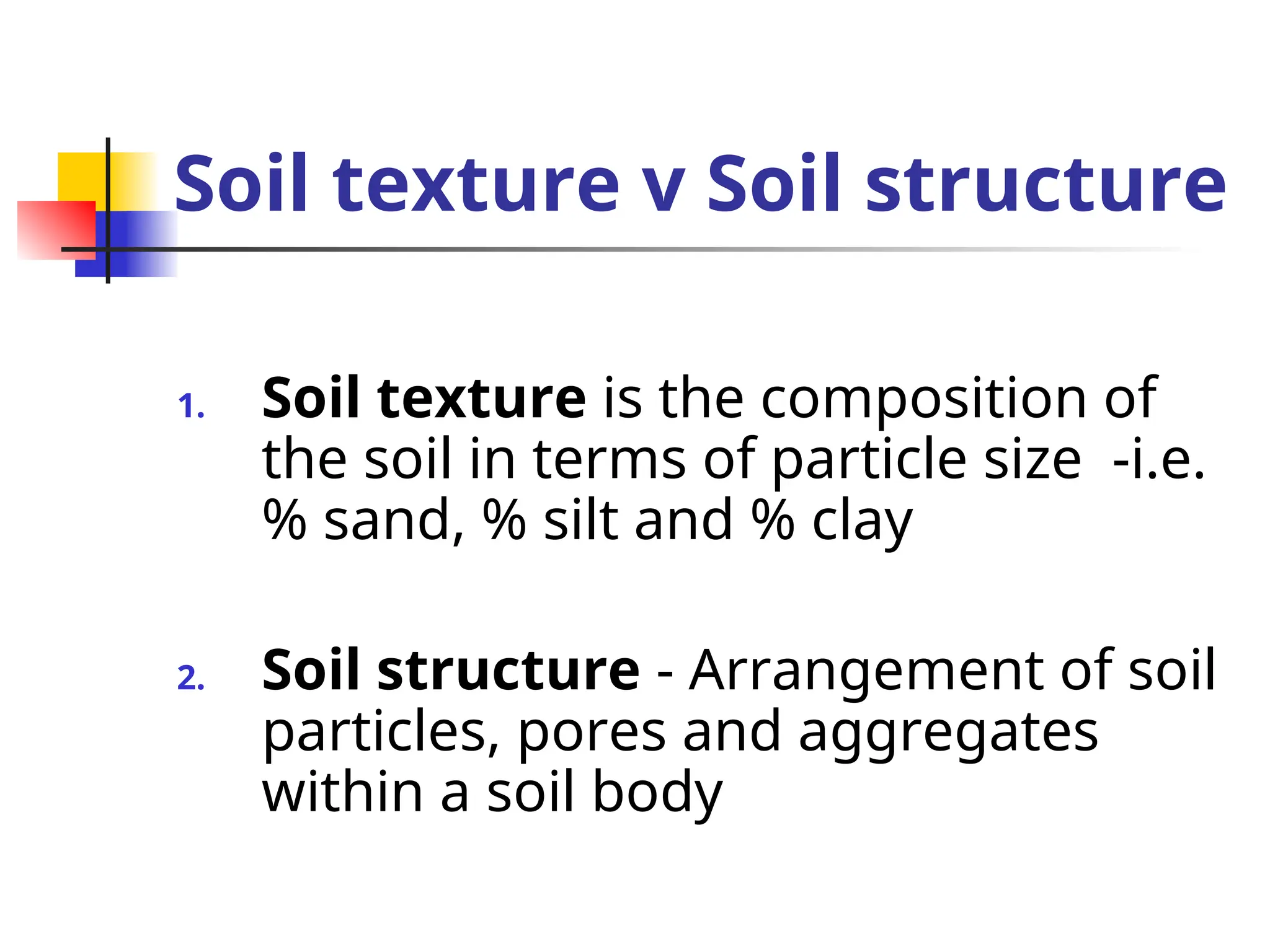 ppt on soil, Types of soil , Soil Structure | PPT