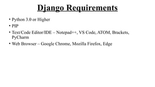 5. Django Requirements in python .pptx