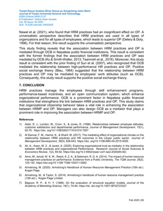 ROLE OF HRM PRACTICES ON ORGANIZATIONAL PERFORMANCE IN NEPALESE PUBLIC FINANCIAL INSTITUTIONS ...