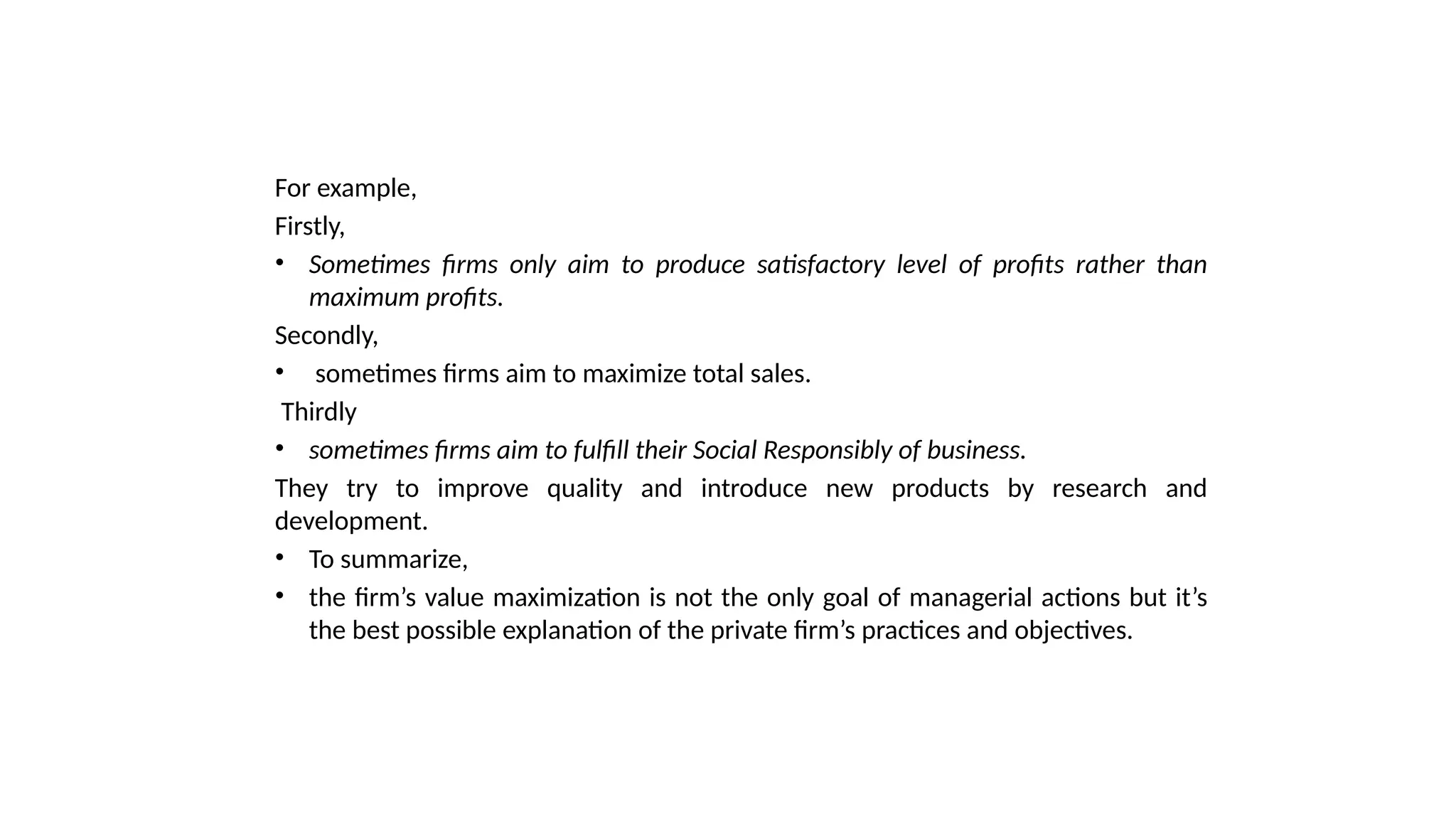 5.THEORY OF THE FIRM.pptx theory of firm managerial economics | PPT