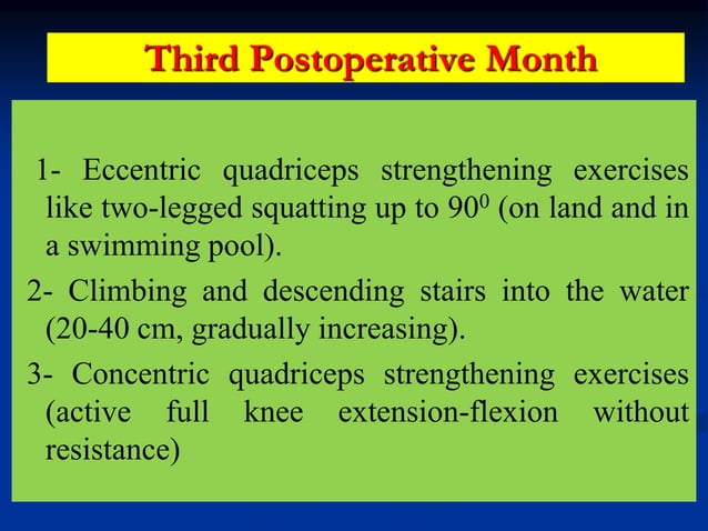 ACL Rehabilitation physiotherapy program | PPT