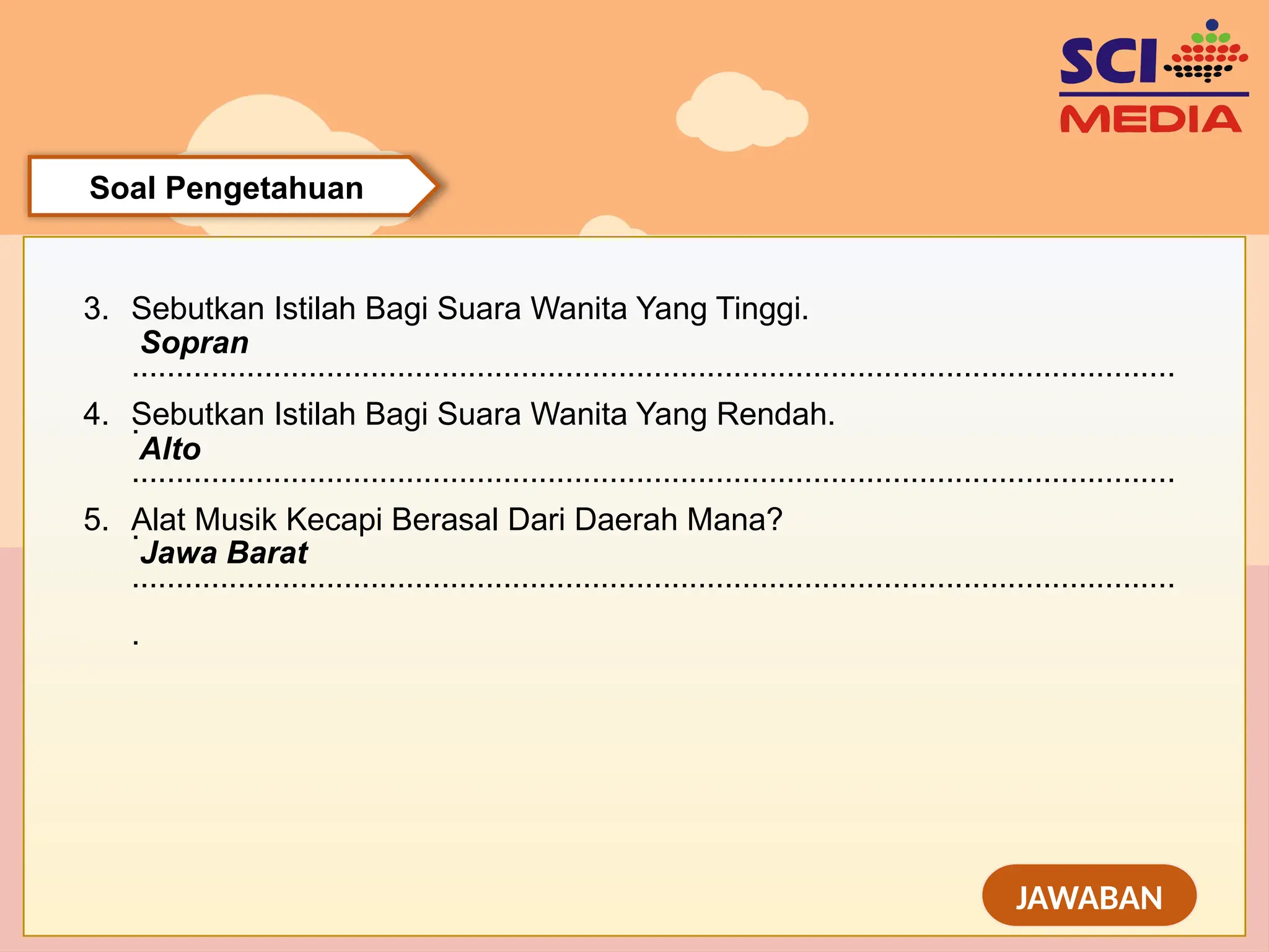 Mengenal Bentuk dan Membedakan Bunyi Alat Musik | PPSX