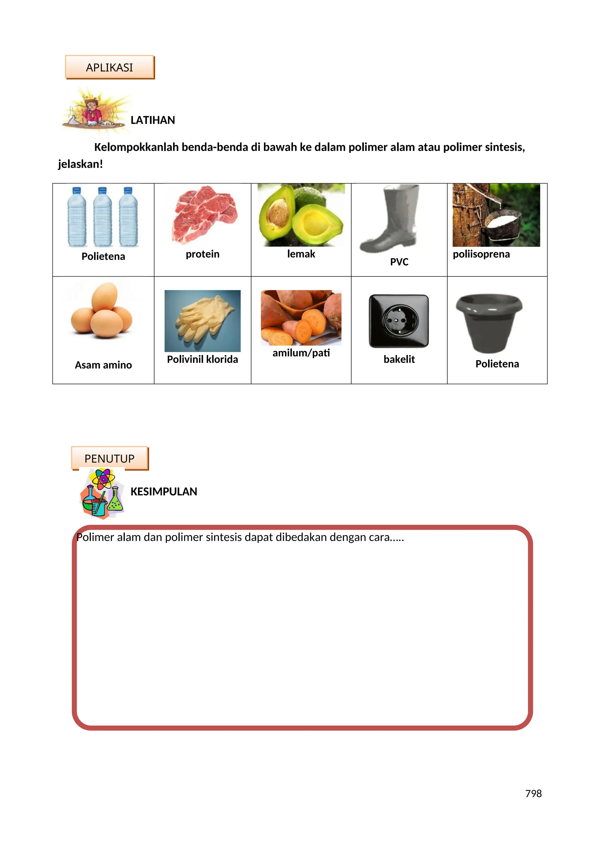 5. LKPD Polimer dan Mokromolekul Kelas XII | DOCX