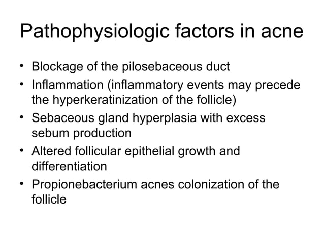 5. ACNE AND ACNEIFORM ERUPTIONS.ppt slid share | PPT