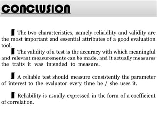 5. characteristics of Evaluation tools.pptx