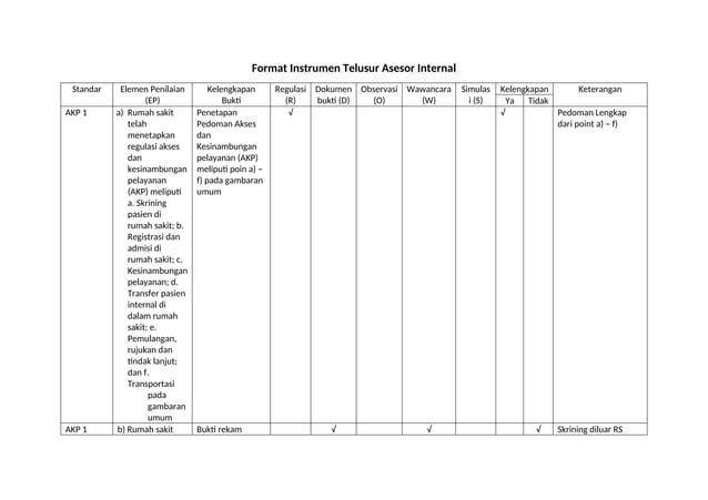 5. Contoh Pengisian Form Instrumen Telusur Asesor Internal.docx