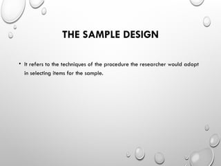 5. the sample design (research methodology).pptx