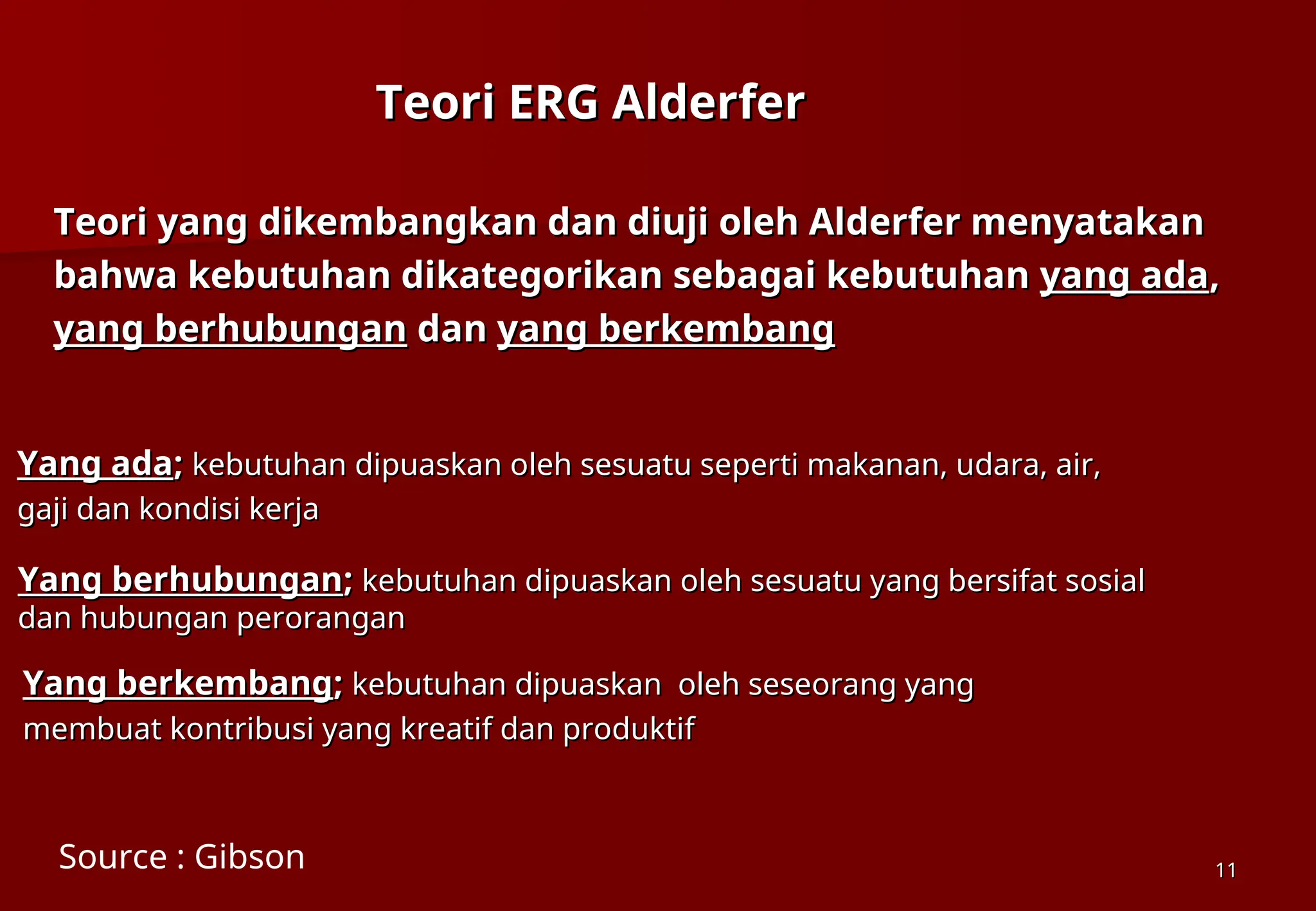 5. Teori Motivasi, Content Theories, teori memotivasi | PPT