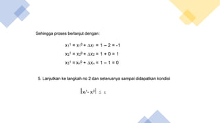5. Persamaan Non Linear pada metode numerik.pptx