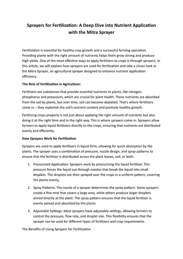 5. Sprayers for Fertilization A Deep Dive into Nutrient Application with the Mitra Sprayer-8.4. ...