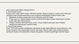 5. Tehnik dalam membuat Surat Kuasa.pptx