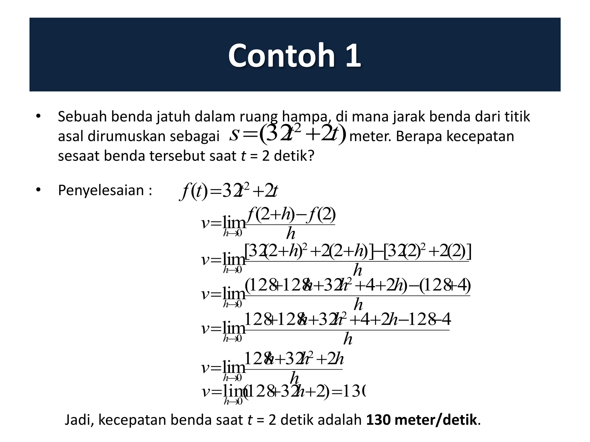 materi turunan matematika dasar teknik,, | PDF