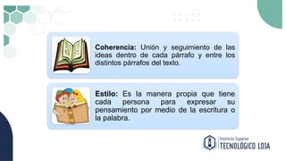 EL TEXTO Y SUS CARACTERISTICAS LENGUAJE. | PPTX