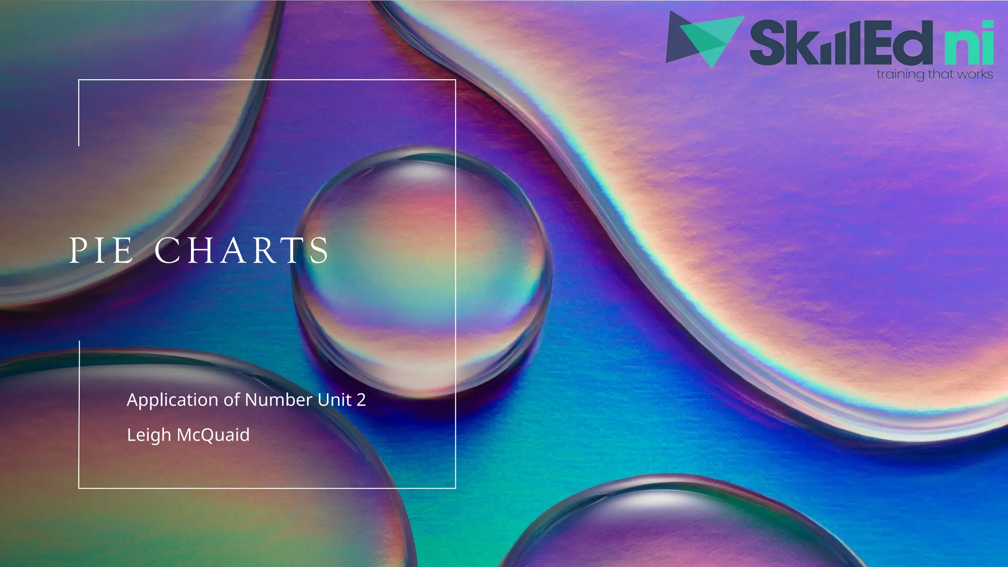 ES: Application of Number: Drawing Pie Charts | PPT