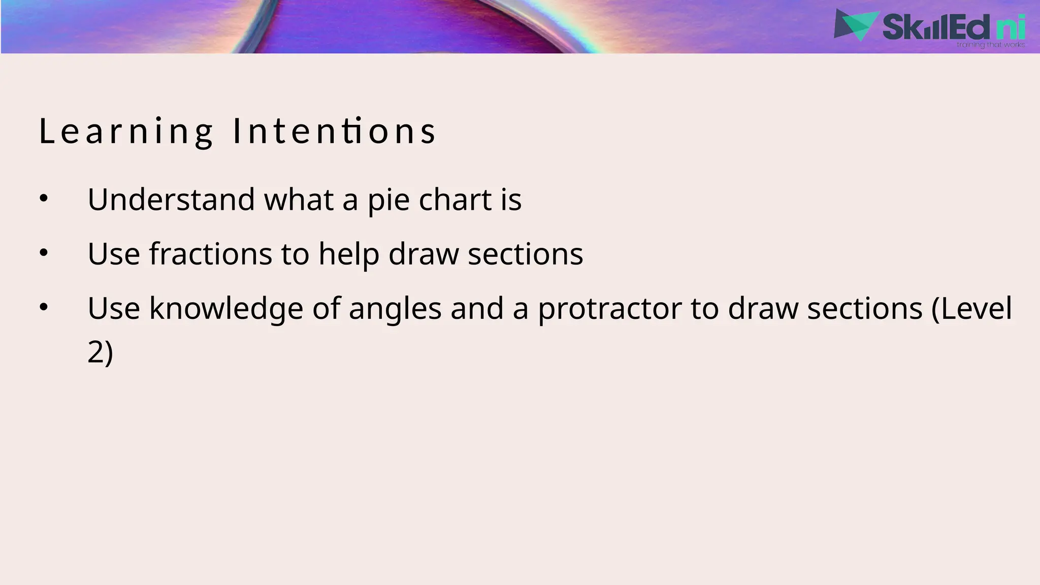 ES: Application of Number: Drawing Pie Charts | PPT