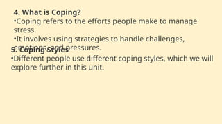 5. Stress and Coping Strategies in engineering | PPT