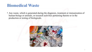 Biomedical Waste Management I Hospital Waste Management I Dr.Singh | PPTX