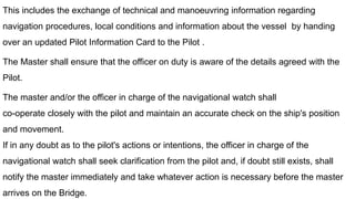 5.8 Bridge Procedures Guide at merchant navy | PDF