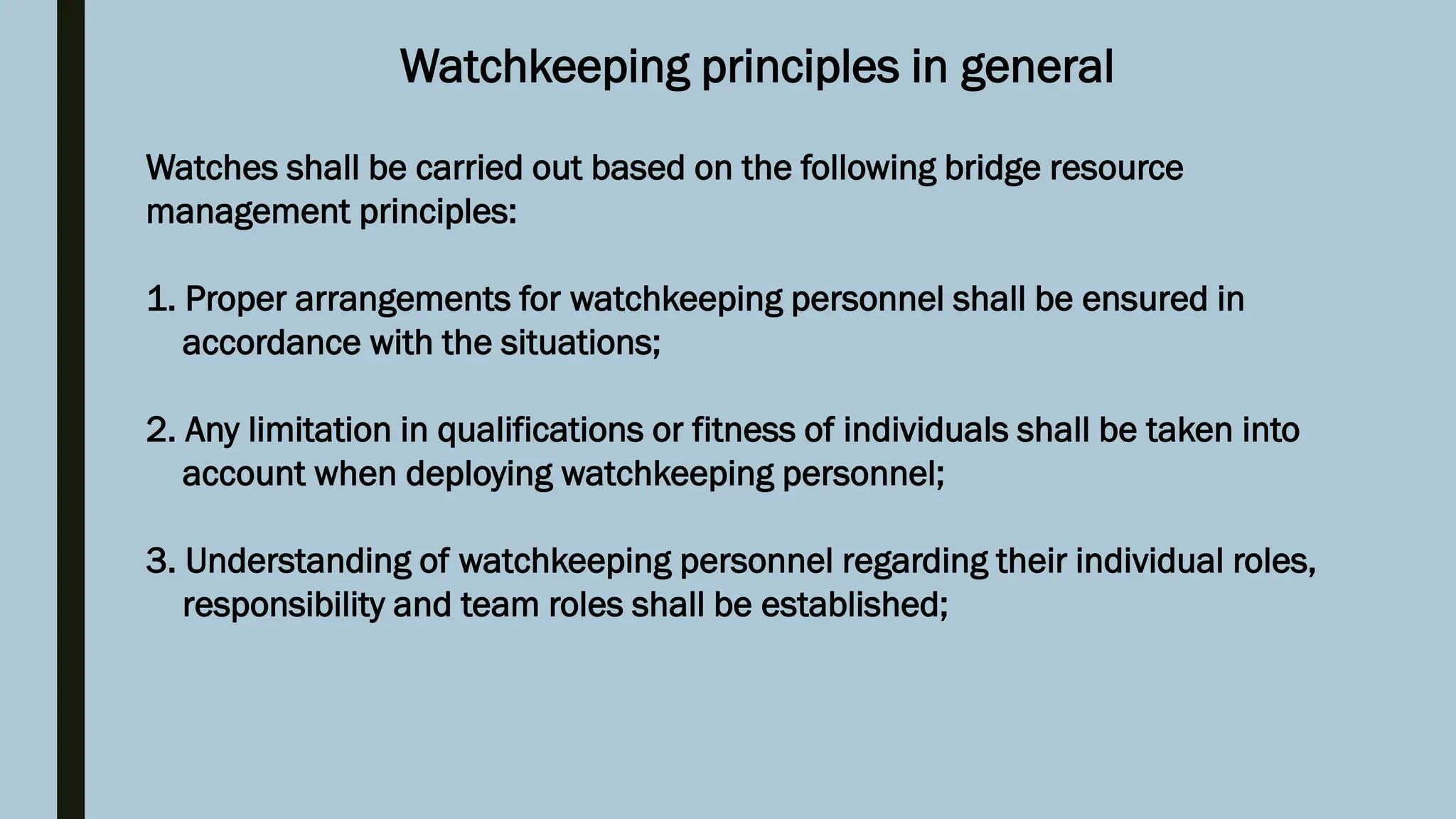 5.2 Watchkeep principles (General) at merchant navy | PPT