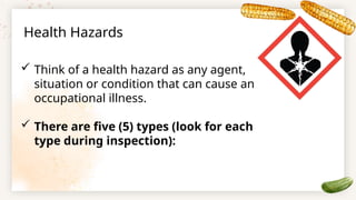 5. COMMON OHS HAZARDS, RISKS, AND ITS CONTROLS.pptx