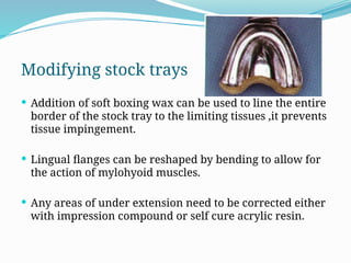 5. impression tray I BDS prosthodontics.pptx