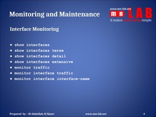 Operational Monitoring and Maintenance.ppt